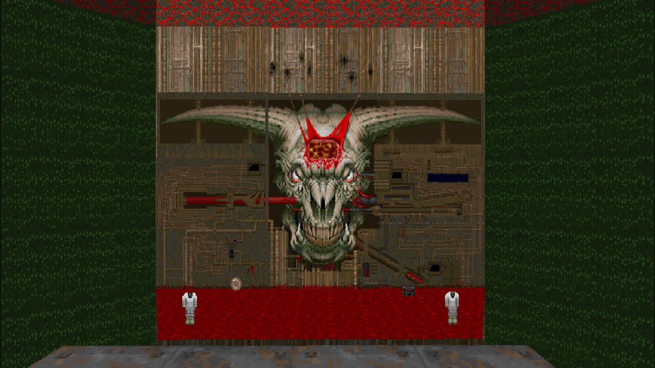 Doom II map30 by Sandy Petersen - YouTube