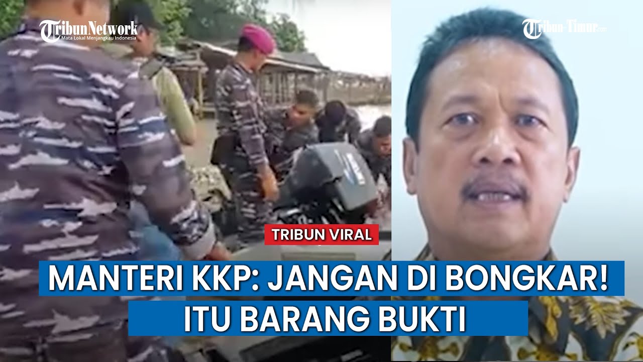 Menteri KKP Bantah Arahan Presiden Prabowo, "Pagar Laut Itu Barang Bukti" - YouTube