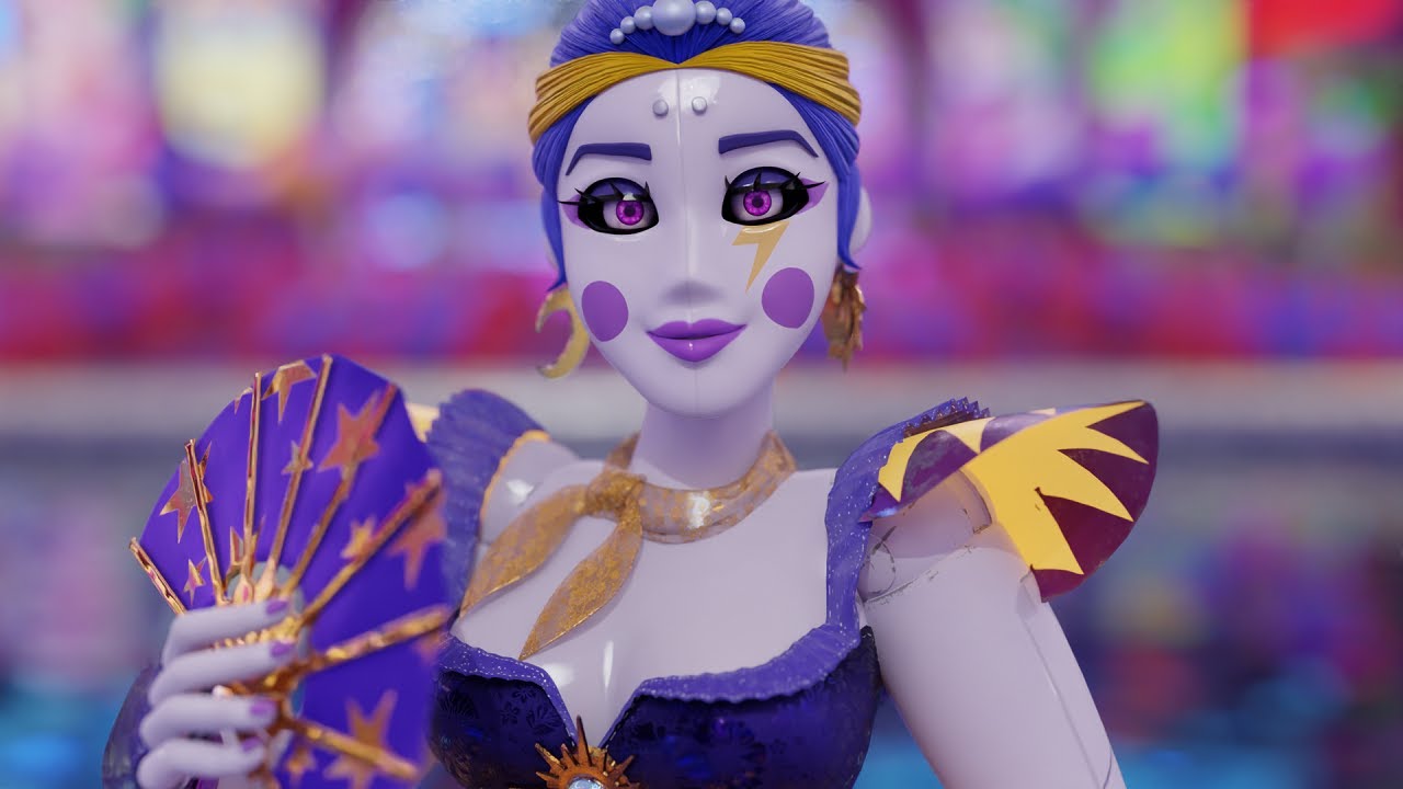 Glamrock Ballora Fan Dance - YouTube