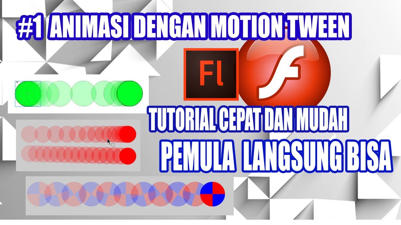 TUTORIAL ANIMASI SEDERHANA DENGAN MACROMEDIA FLASH 8 MOTION TWEEN CARA BUAT ANIMASI DASAR ...