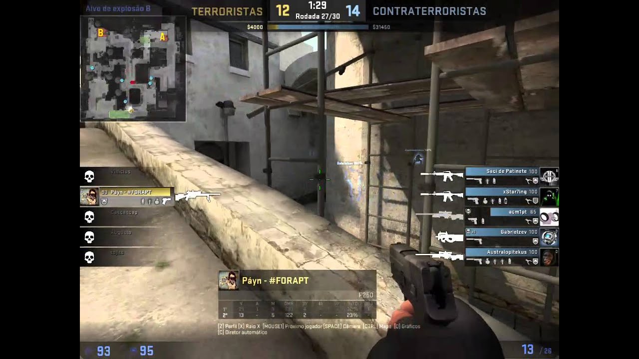 CS GO: 5x1, usando SSG 08 (Mata Pombo) - YouTube