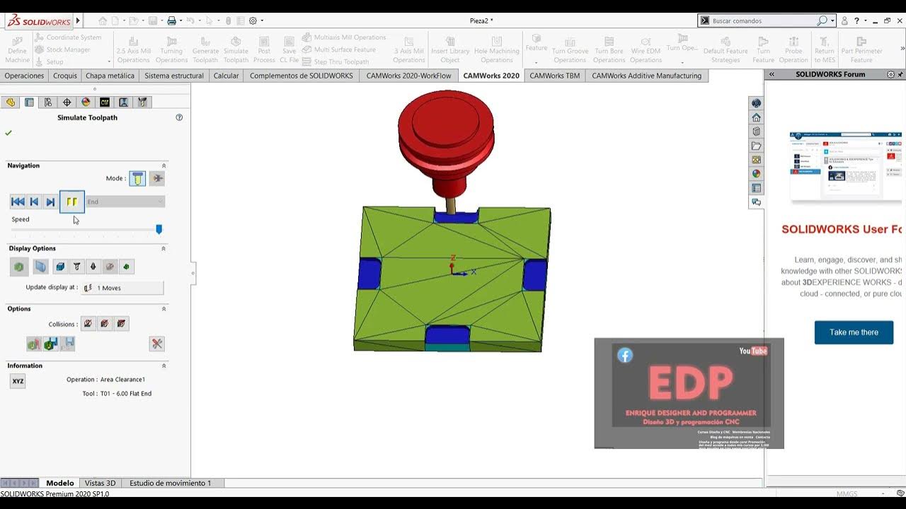 camworks tutorial 6 - YouTube