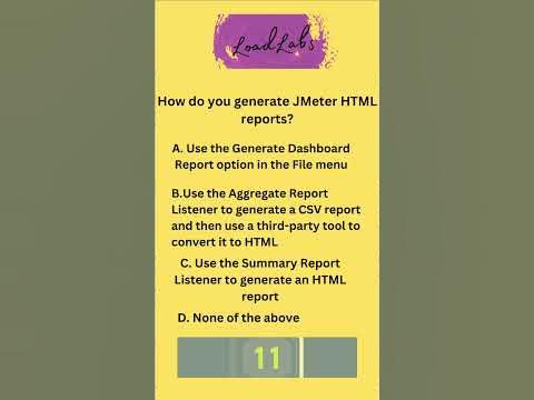 How do you generate JMeter HTML reports | How to create HTML report from command line | LoadLabs ...