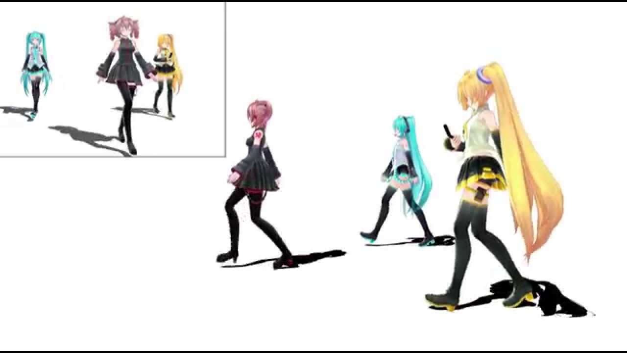 [MMD] Walking Cycle Test - YouTube