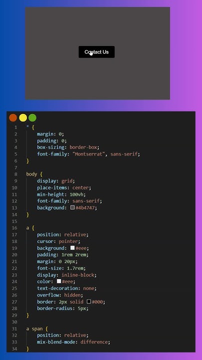 Button Hover Using Html And Css Shorts Youtube