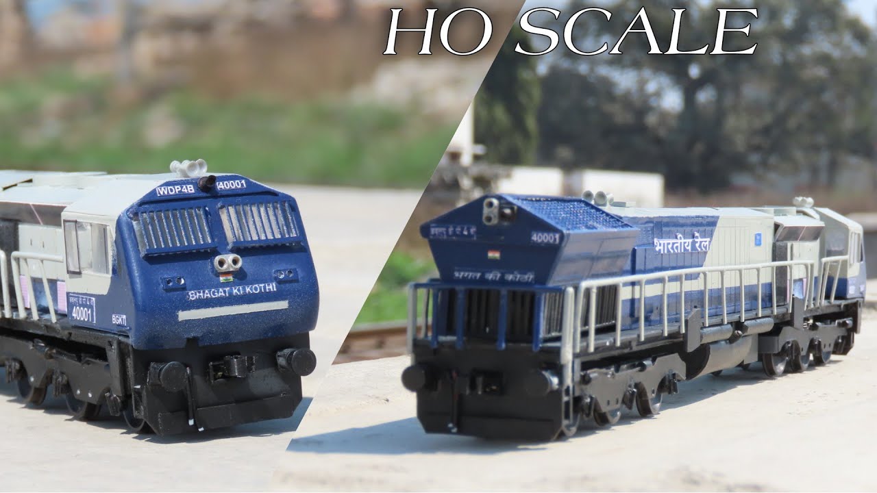 MAKING - WDP-4B #40001 Locomotive Model in 1:87 Ho Scale | BGKT's Red ...