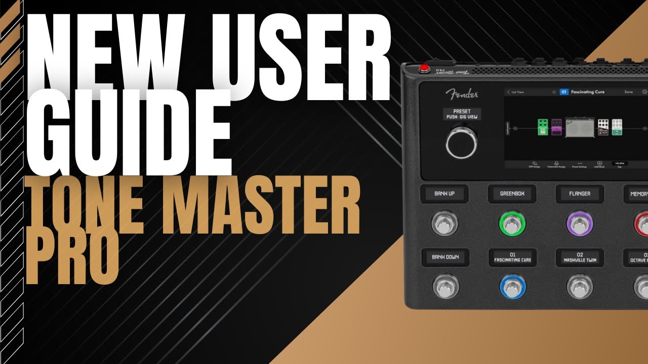 New to Amp Modeling? Start here! Fender Tone Master Pro Beginner Guide - YouTube
