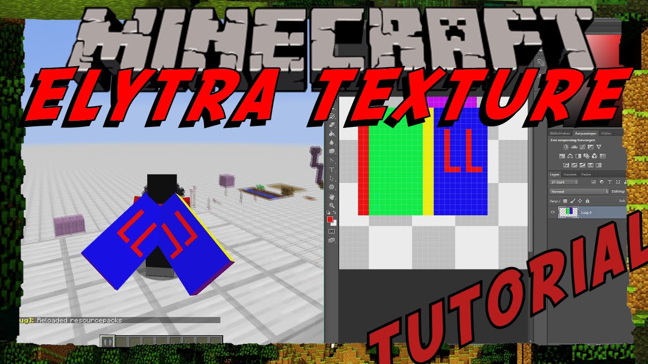 ELYTRA TEXTURE AANPASSEN [Tutorial] - YouTube