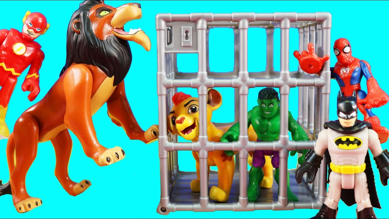 Batman & Spider-Man Get Captured By Scar ! Superhero Adventure ...