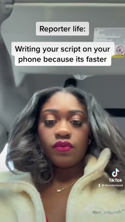 #Reporter life: How I really wrote scripts - YouTube