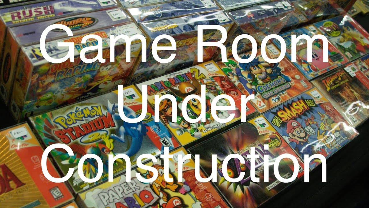 Game Room Under Construction-Video 4 - YouTube