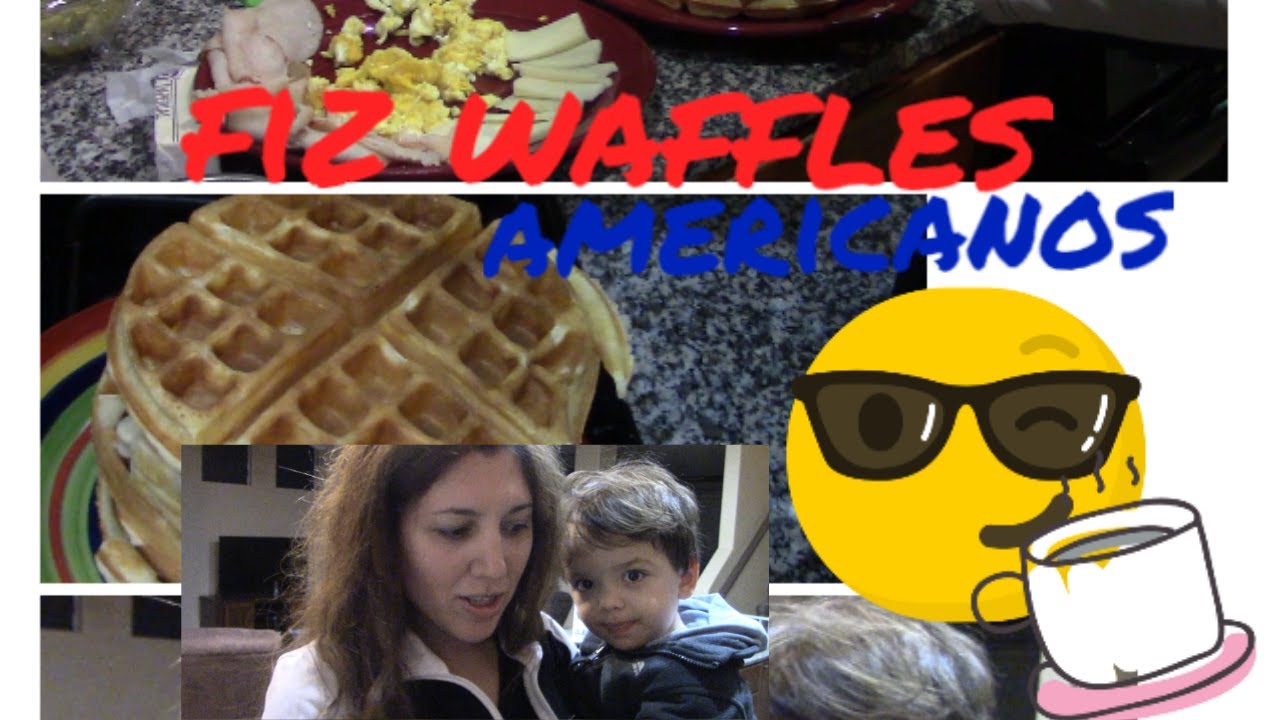 RECEITA DE WAFFLES, OS MEUS FILHOS ME AJUDARAM - YouTube