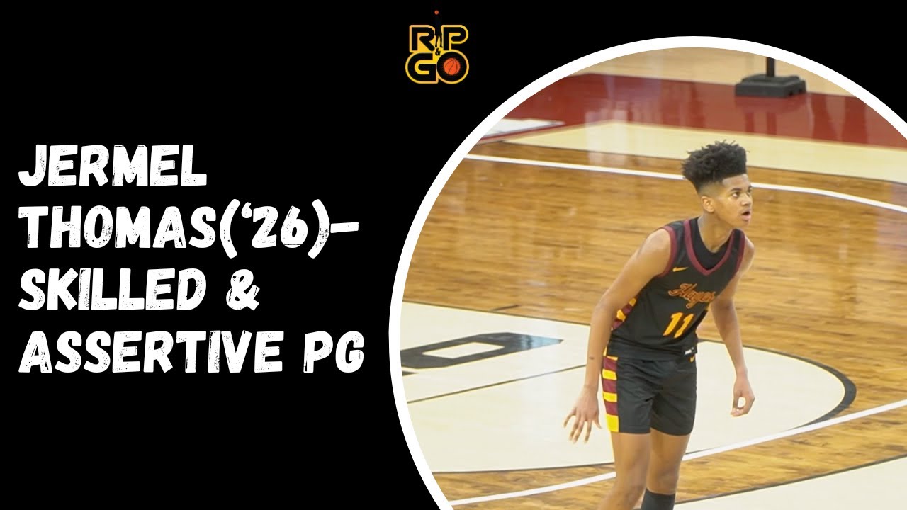 Jermel Thomas('26)- Skilled & Aggressive PG (Full Highlights vs St ...