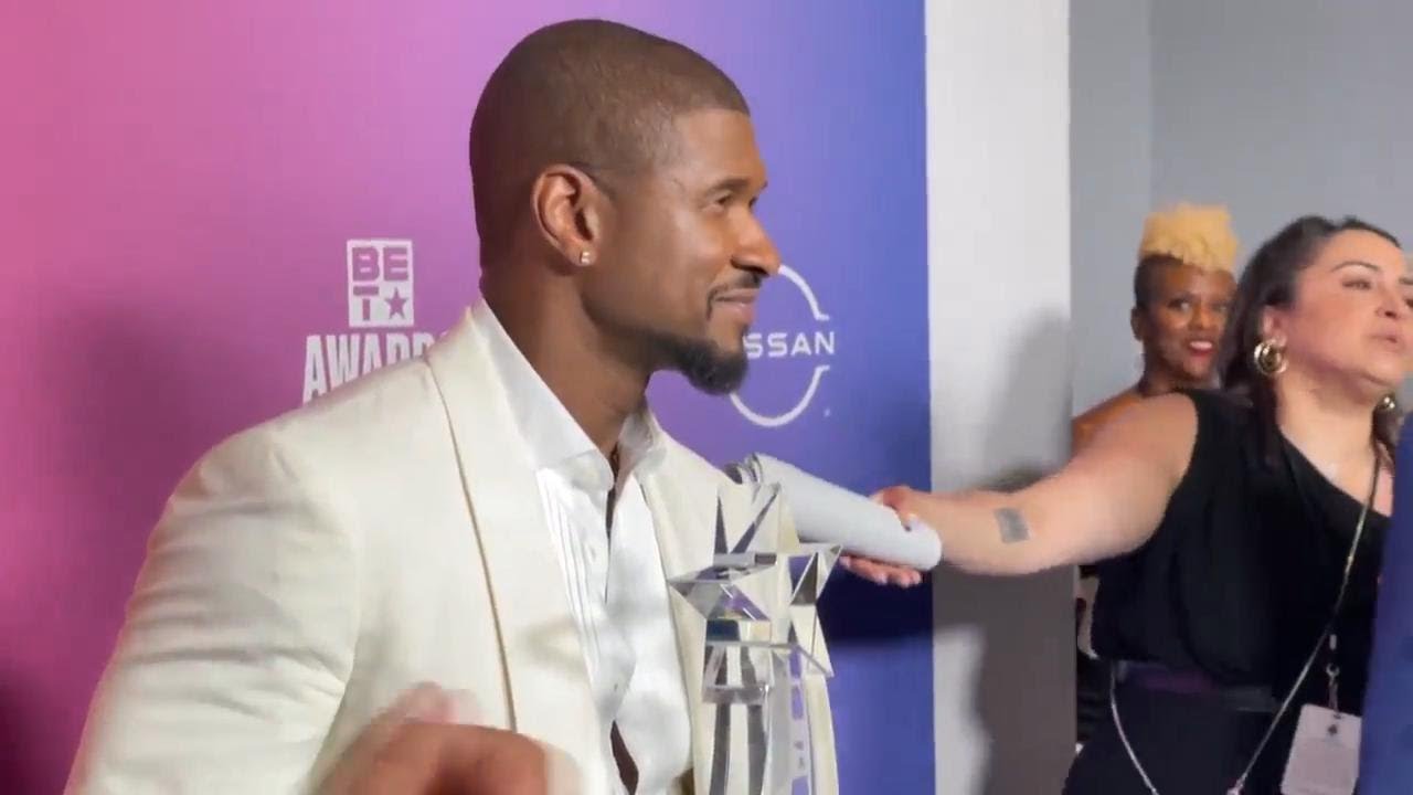 Usher, Tyla and more pose backstage at the BET Awards with their ...