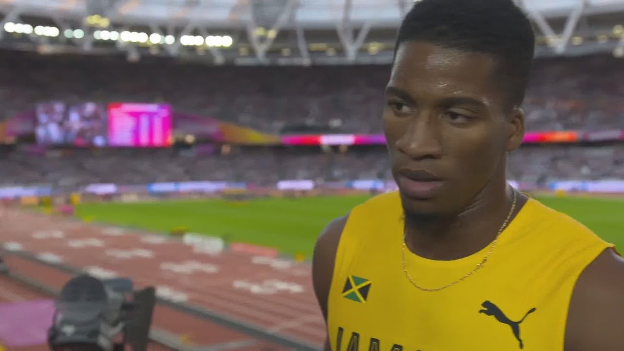 WCH 2017 London - Demish Gaye JAM 400 Metres Semi Final 3 - YouTube