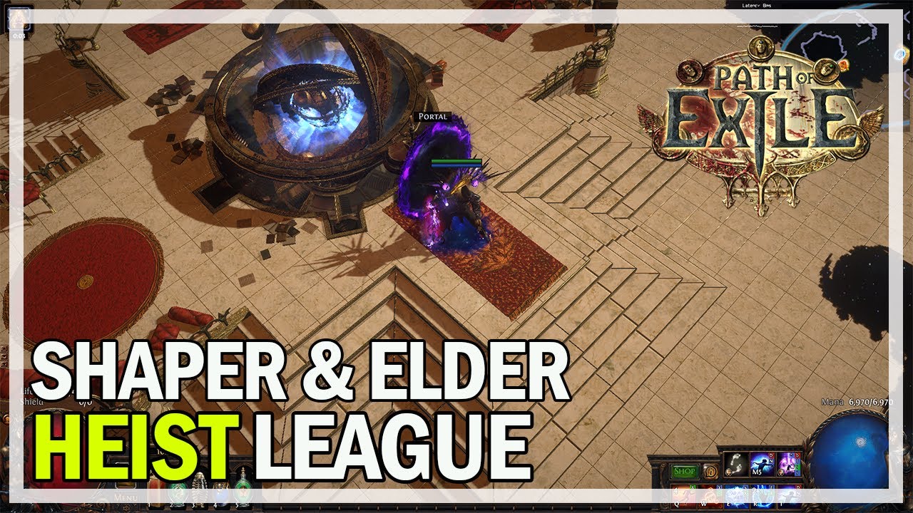 Path of Exile Heist - Shaper & Elder Boss - Hexblast Trickster - YouTube