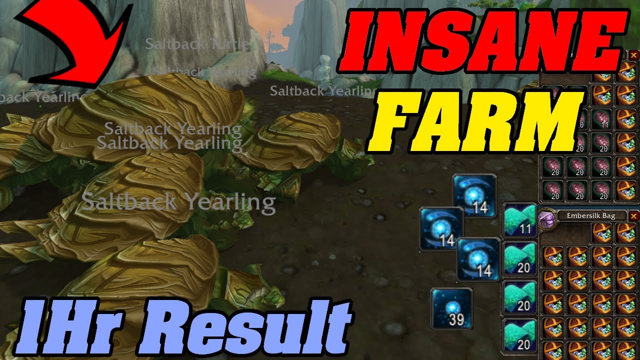 WoW Gold Farm | Windward Isle - Raw Turtle Meat, Windwool Cloth, Mote ...