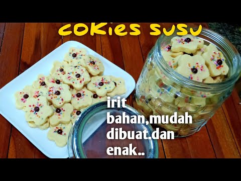 Cara Membuat Cookies Susu - YouTube