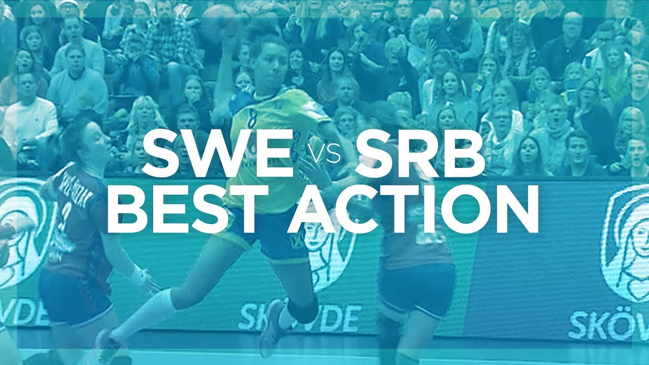 Jamina Roberts scores on the buzzer for Sweden | Women's EHF EURO 2018 ...