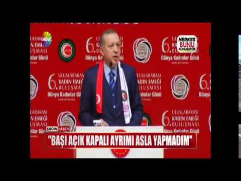 Başı açık kapalı ayrımı asla yapmadım