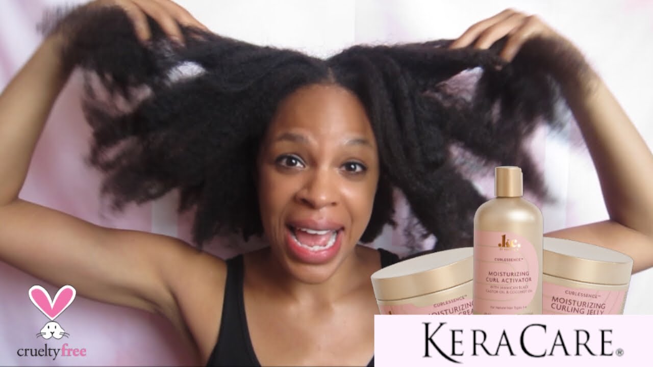 Natural Hair Care Products Under $10 // Trying Keracare Curl Essence ...