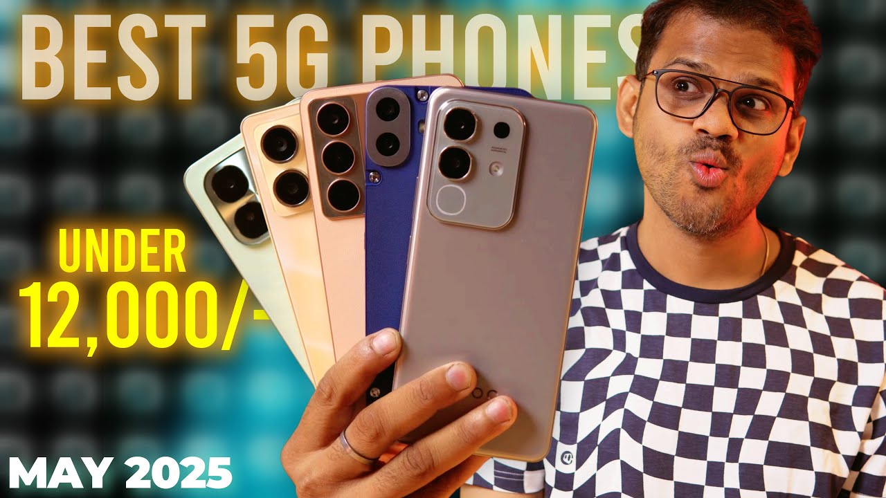 TOP 5 Best 5G Phone Under 12000 In MAY 2025⚡ Best Mobile Under 12000 ...