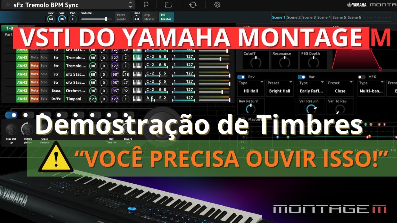 Explorando os Melhores Sons do Yamaha Montage VSTi - YouTube