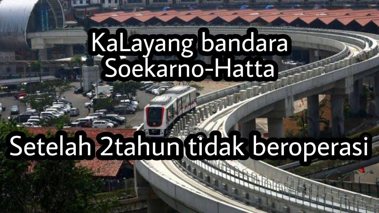 Dari terminal 3 ke terminal 2 menggunakan Kalayang (Skytrain) bandara ...