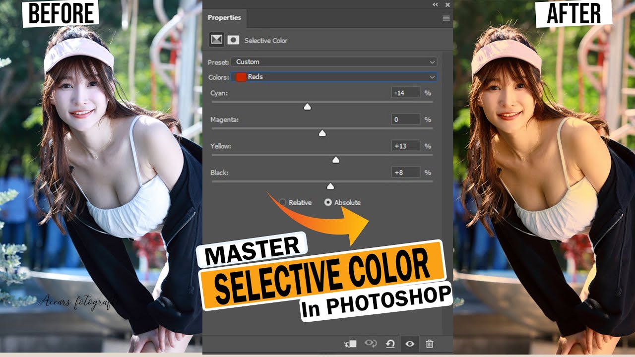 Master Selective Color from Start to Finish in Photoshop | In-Depth Color Grading Tutorial - YouTube