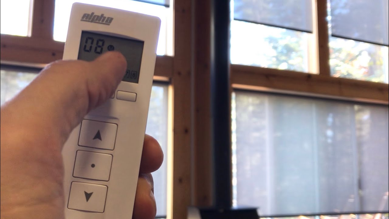 How to Use the Alpha Tubular Motors Remote Control- With Single and ...