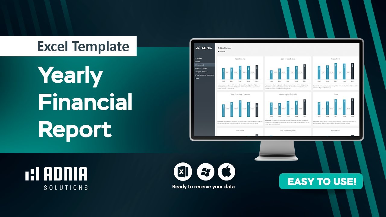 Excel Financial Report Templates