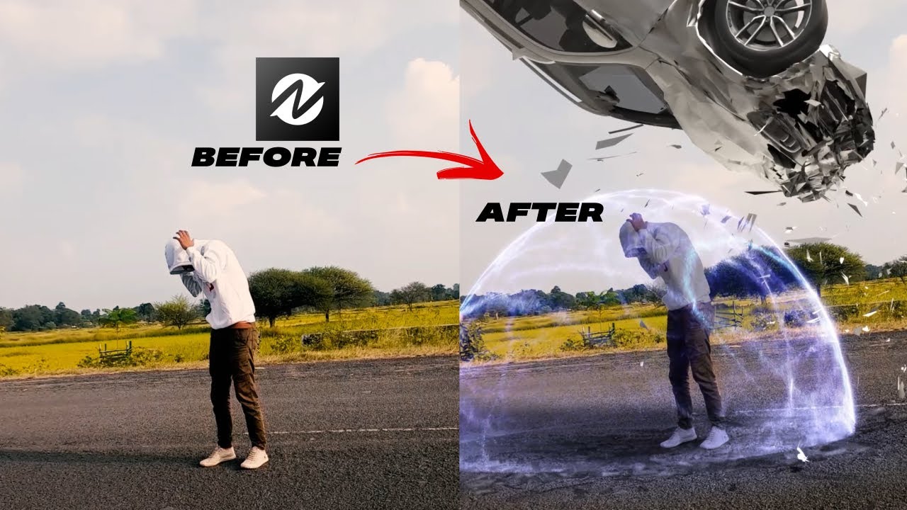 Node Video Editor Car Crash Video Editing Tutorial || In Just 5 Minutes ...