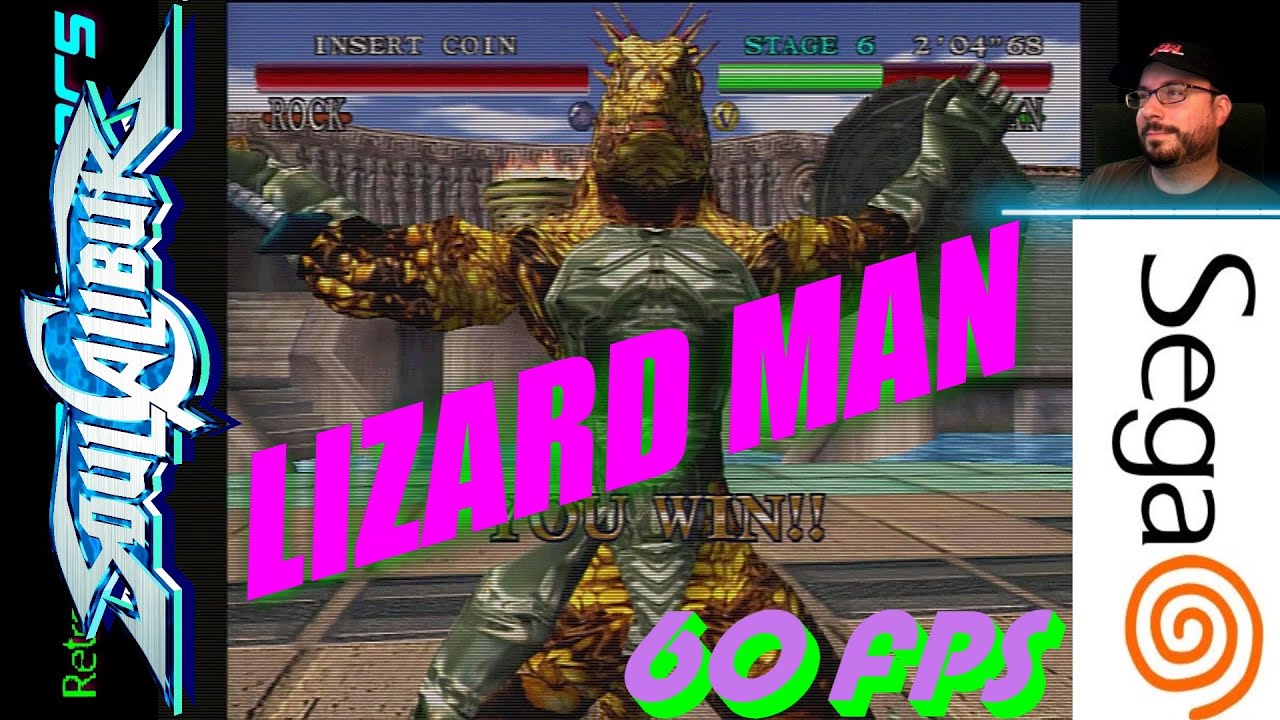Soul Calibur (LIZARD MAN) on SEGA Dreamcast at 60FPS - Retro GP - YouTube