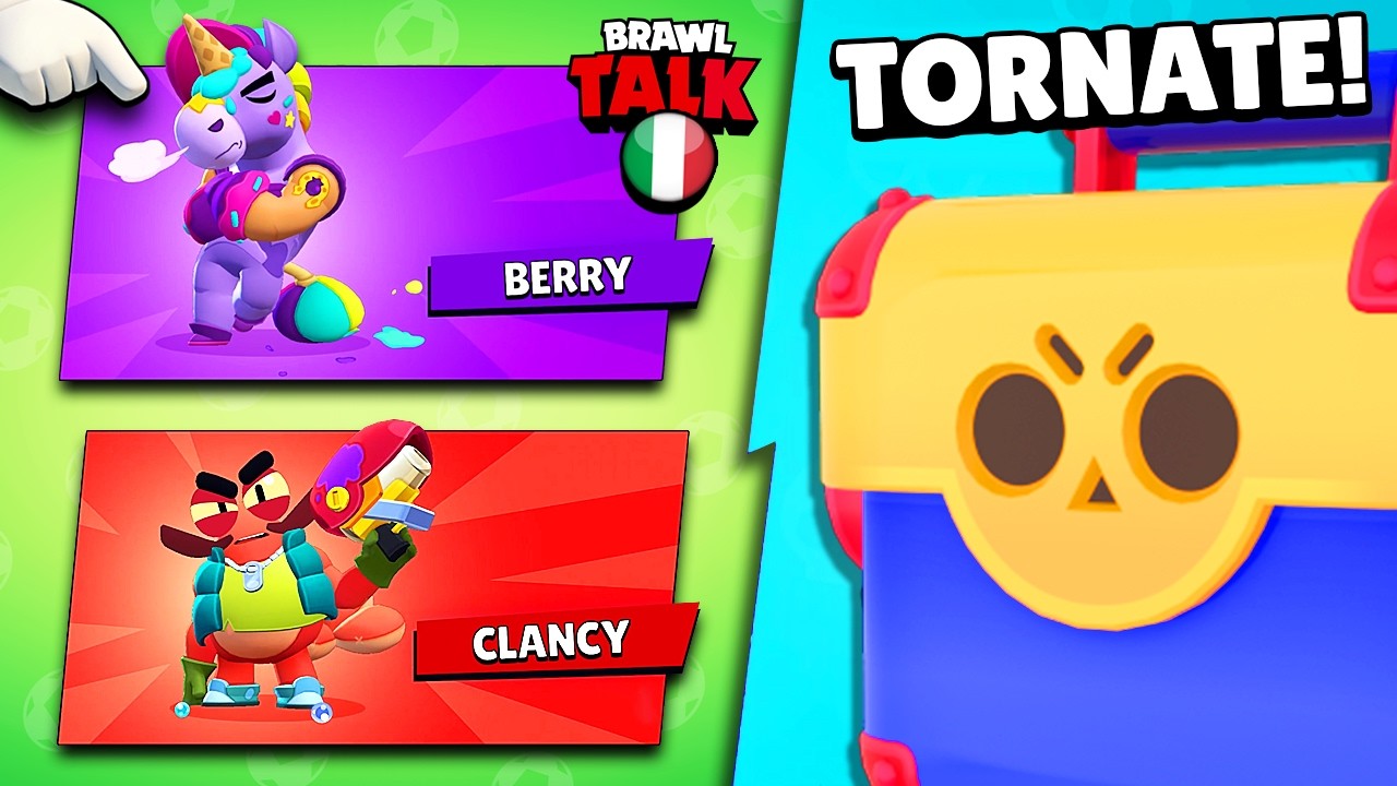 MEGACASSE nel 2024? 🤯 BERRY, CLANCY e... BRAWL TALK ITA! - YouTube