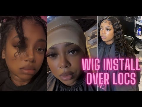 UPDATED SKINCARE + WIG INSTALL OVER LOCS - YouTube