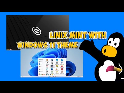 Windows 11 Theme for Linux Mint - makes switchers feel at home - YouTube