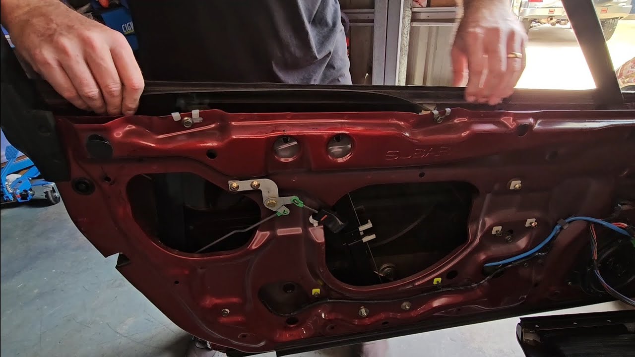 Subaru SVX - Window Guide Repair - YouTube