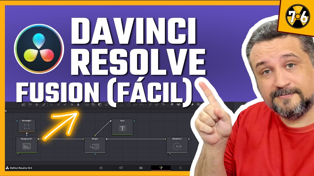 Davinci Resolve Fusion: Composição Fusion e Nós Simples e Fácil - YouTube