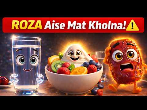 Aftari Me Ye 5 Khane Kyun Zaroori Hain? | Healthy Iftar 🌙