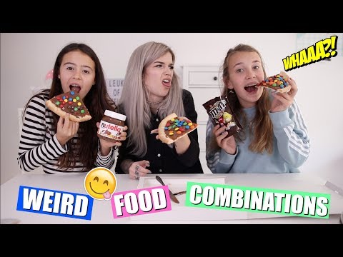 GEKKE VOEDSEL COMBINATIES PROBEREN met ONNEDI | WEIRD FOOD COMBINATIONS!