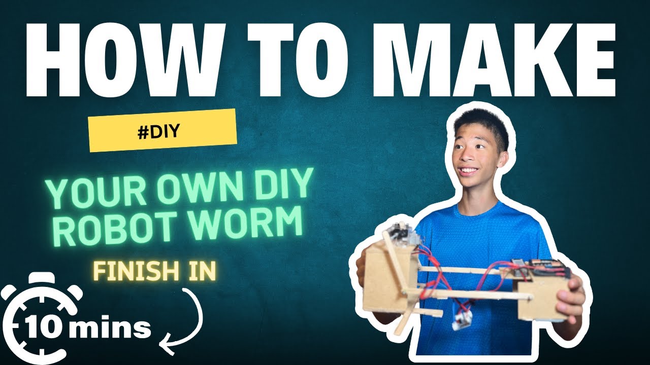 Complete Your Own DIY Robot Worm in 10 Minutes 仿生機器-蟲蟲危機教學版 英文發音(中英文字幕版 ...