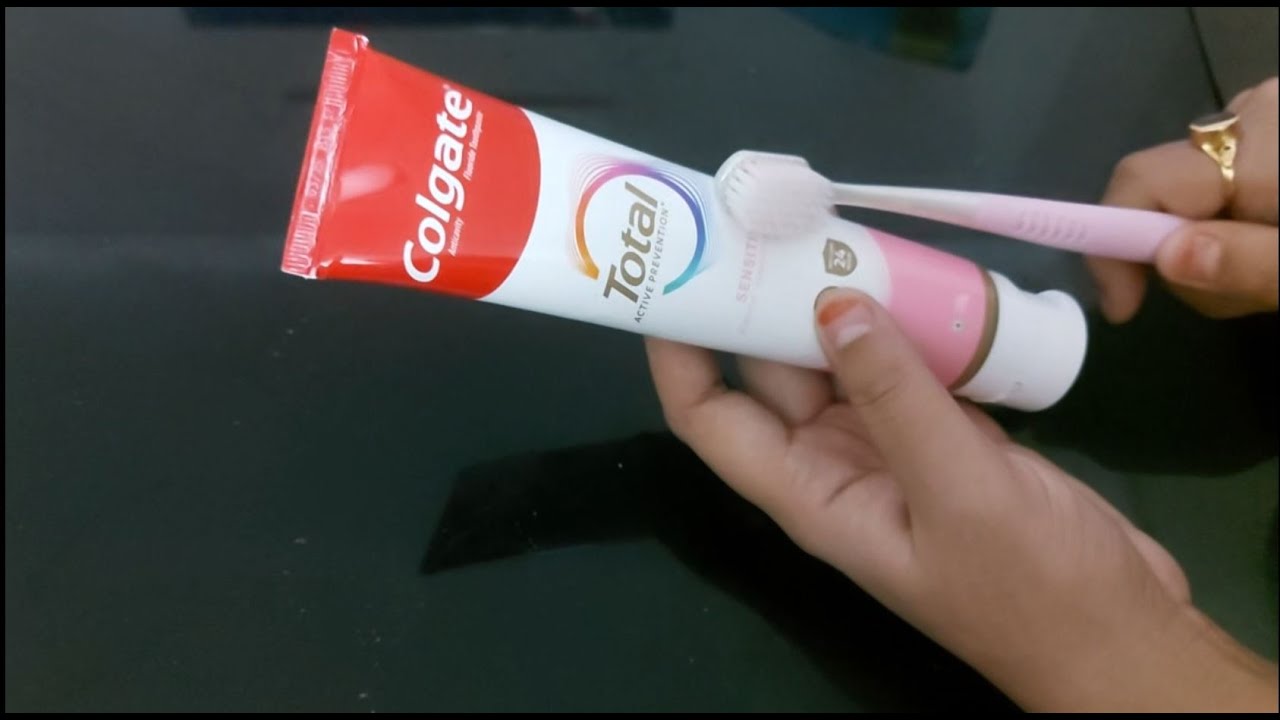 Colgate Total Sensitive Antibacterial Toothpaste + Premium Toothbrush ...