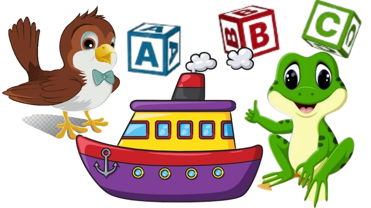 Learn ABCD | Basic English | 3 Letter Words | Toddlers | Reading ...