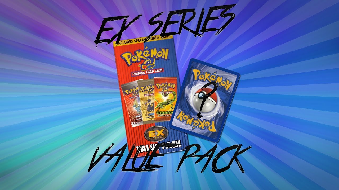 Opening a Pokémon EX Series Value Pack! (EPIC PULL!!!) | Day 12! - YouTube