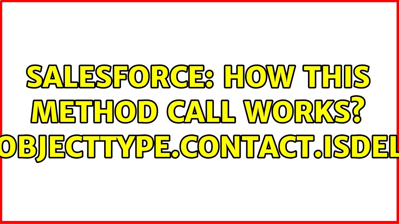 Salesforce: How this method call works? 'Schema.sObjectType.Contact ...