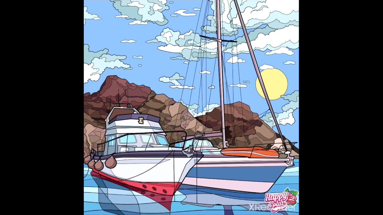 Happy Color | Paint By Number | Color By Number | Ship Coloring 3 ...