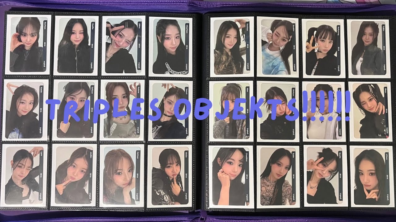 storing photocards #5 ♡ tripleS ot24 objekt special - YouTube