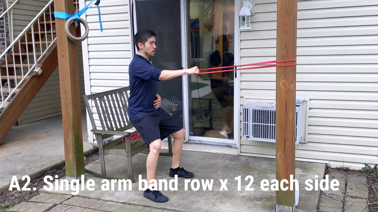 Full Body Bodyweight & Band Workout - YouTube