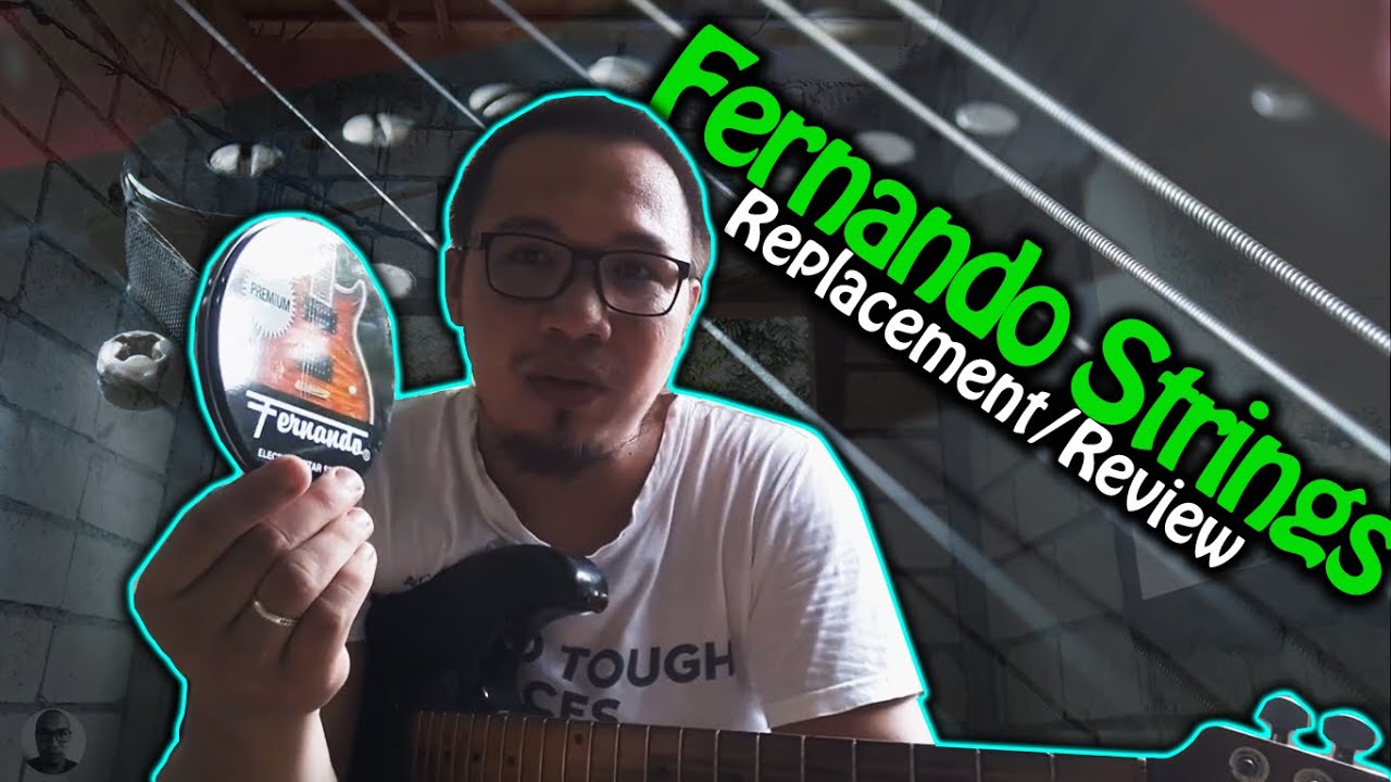Fernando String Replacement of Squier Stratocaster Fender Guitar ...