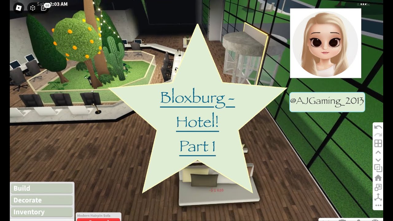 Bloxburg - Building a Modern Hotel Resort - Episode 1 - YouTube